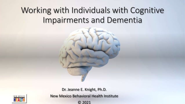 Cognitive Impairments and Dementia | PPTX | Brain and Nervous System ...