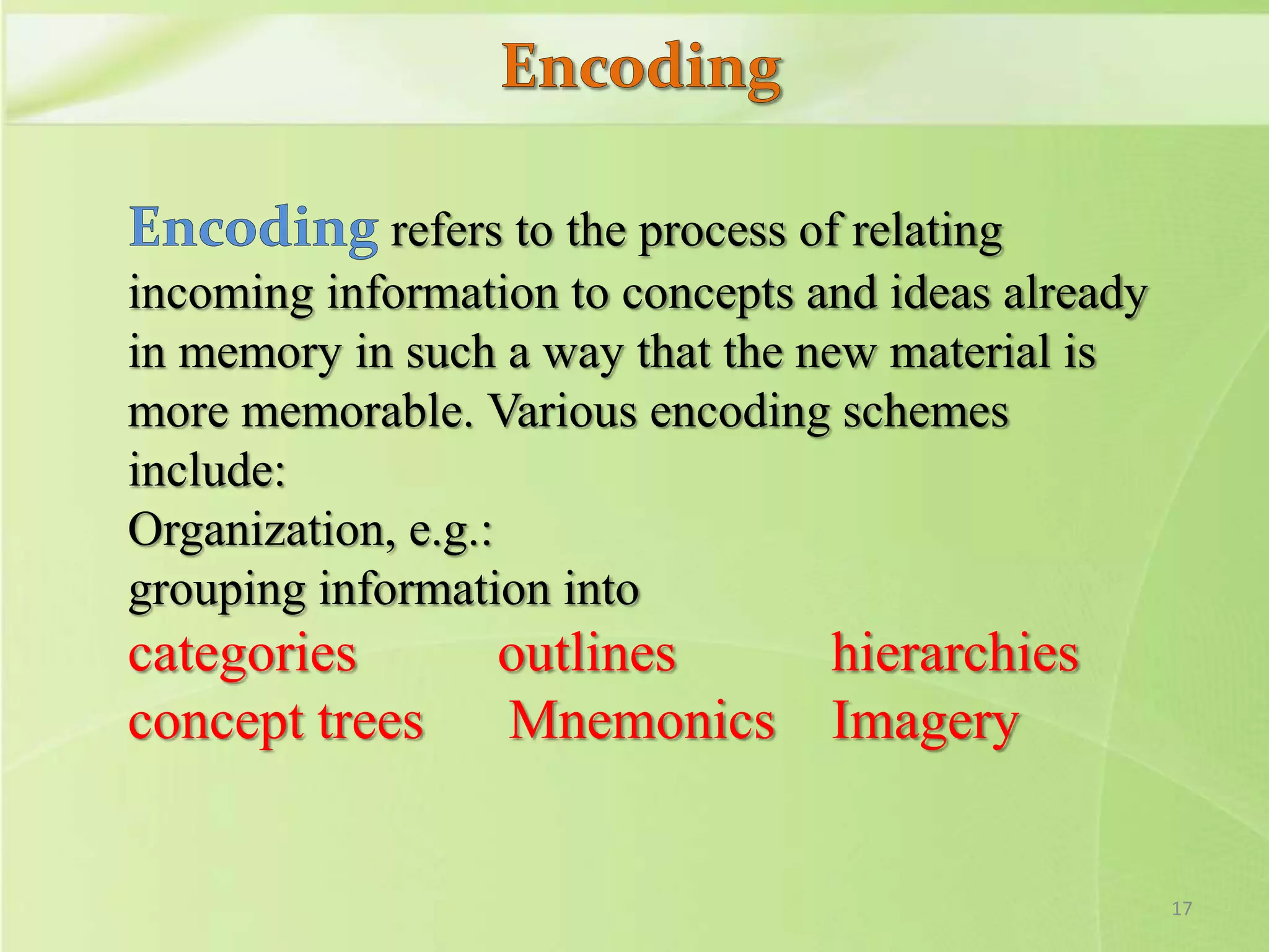 Cognitive information processing approach | PPTX