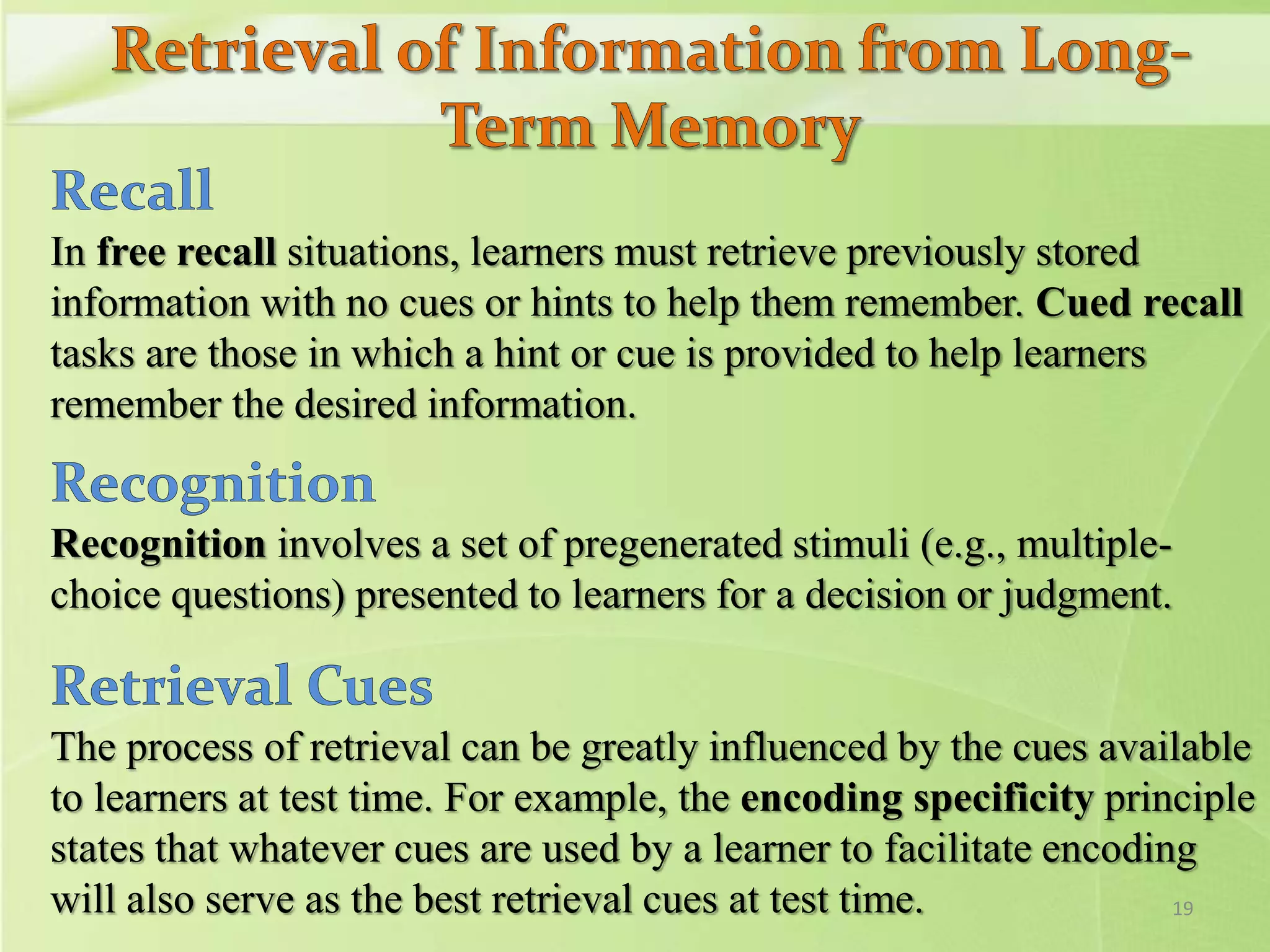 Cognitive information processing approach | PPTX