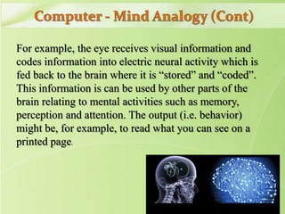 Cognitive information processing approach | PPTX