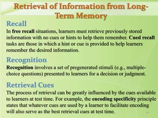 Cognitive information processing approach | PPT