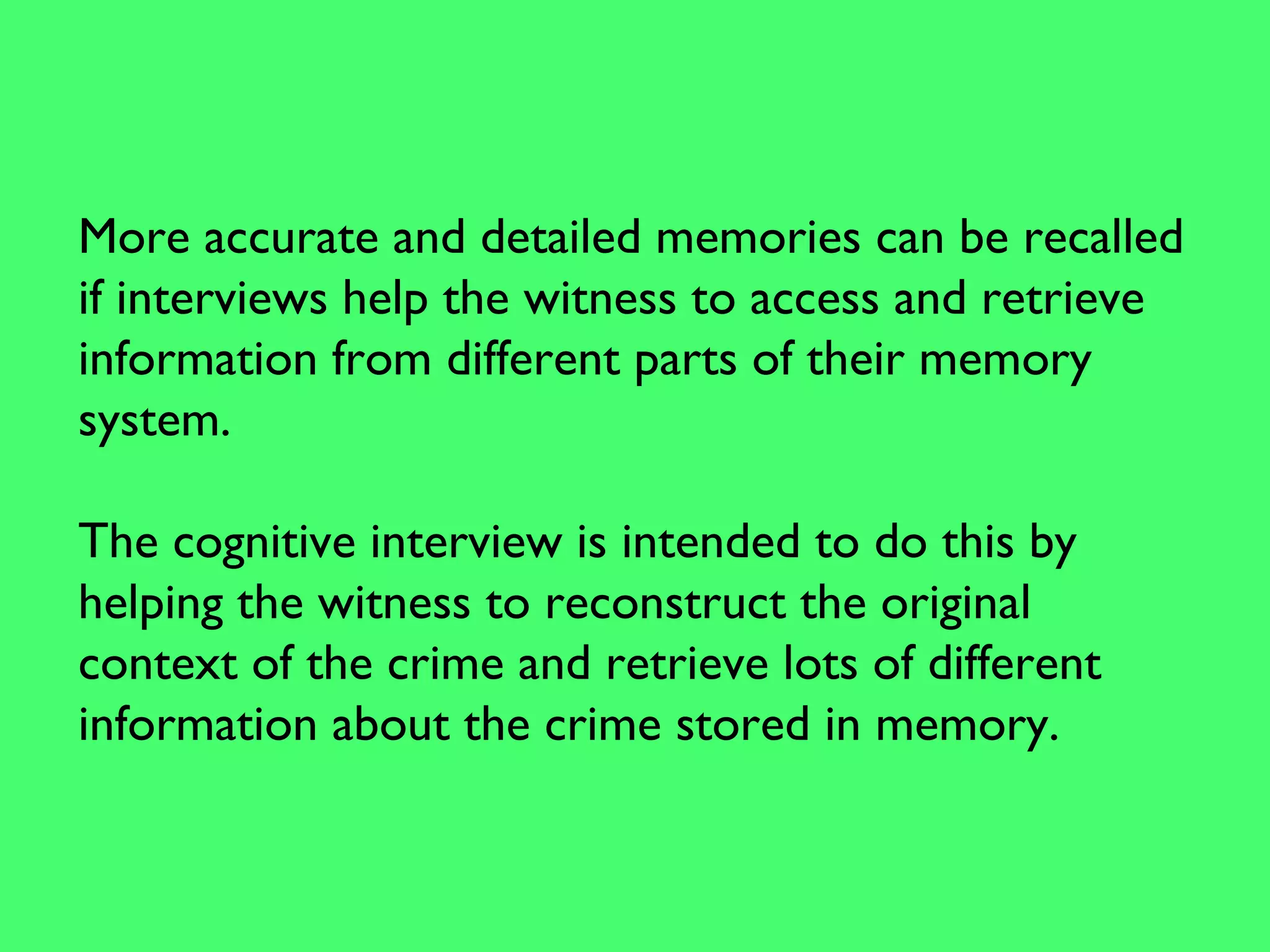 Cognitive interview | PPT