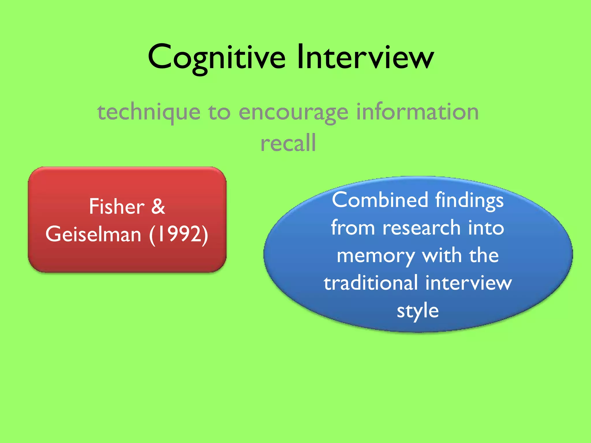 Cognitive interview | PDF