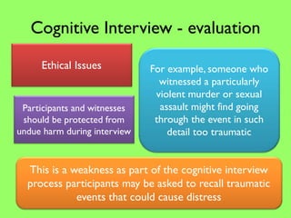 Cognitive interview | PDF