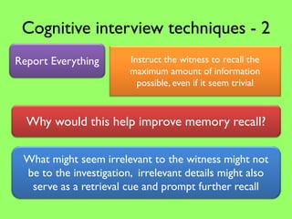 Cognitive interview | PDF