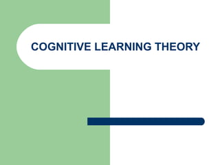 Cognitive learning | PPT