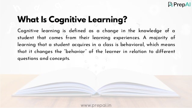 Cognitive learning | PDF
