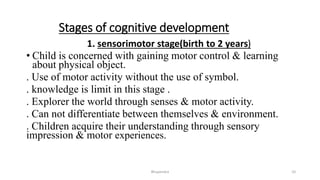 Cognitive Learning - Jean piaget.pptx, Slides | PPTX