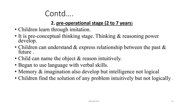 Cognitive Learning - Jean piaget.pptx, Slides | PPT