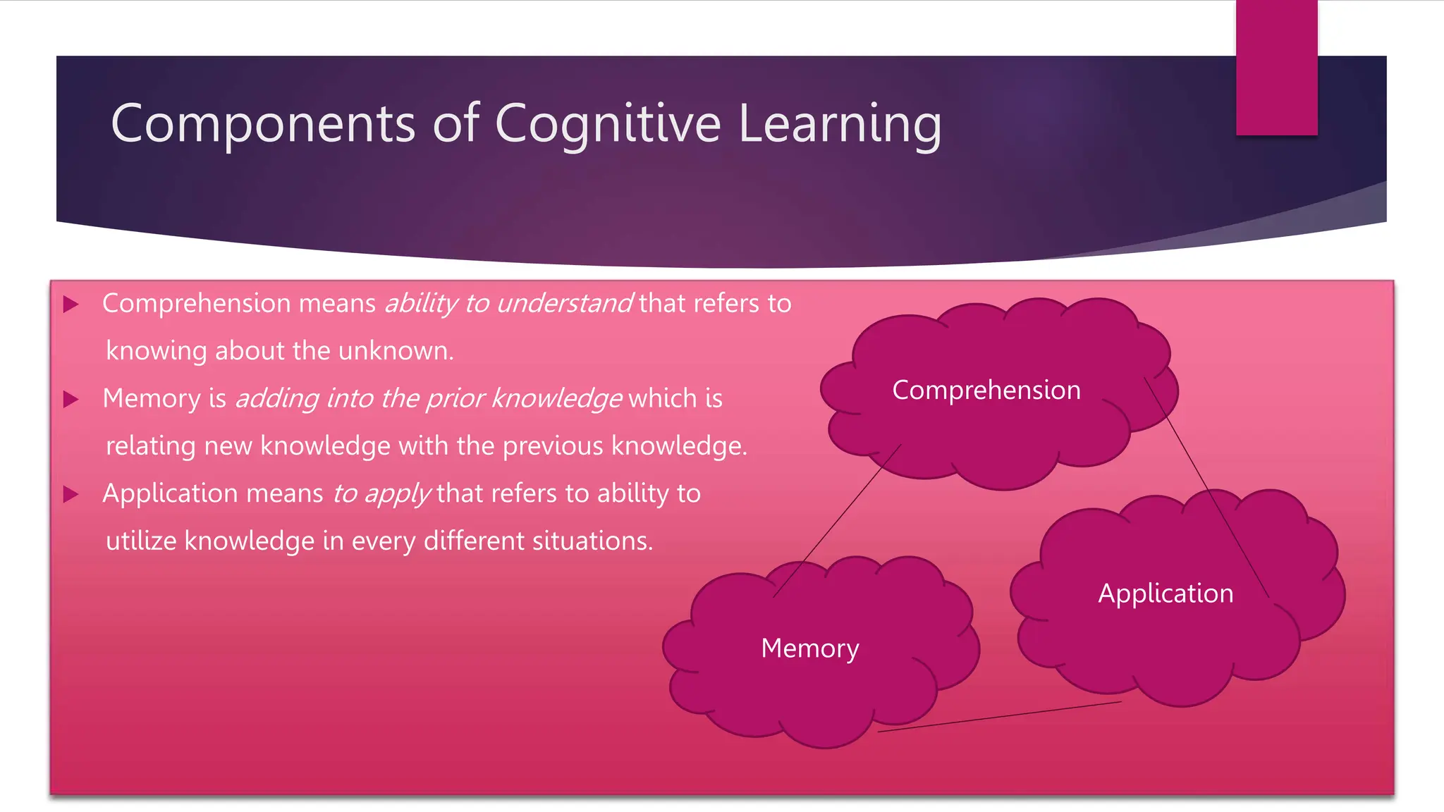 cognitive learning theories in education | PPTX
