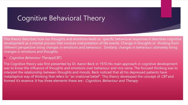 cognitive learning theories in education | PPTX