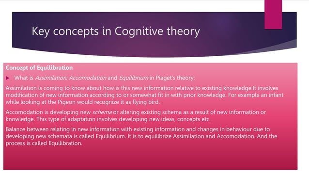 cognitive learning theories in education | PPTX