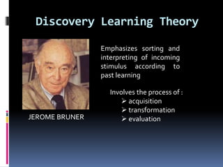 Cognitive learning theories | PPTX | Science