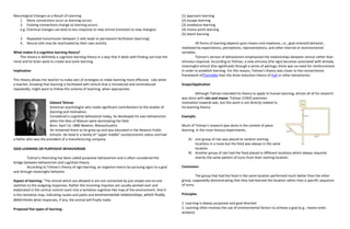 Cognitive learning theories | DOC