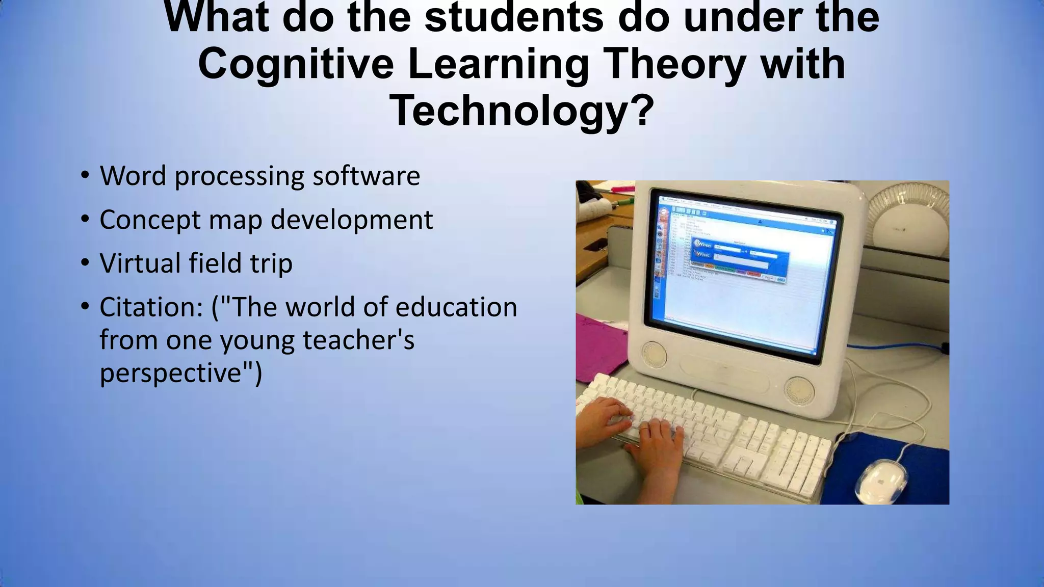 Cognitive learning theory | PPT