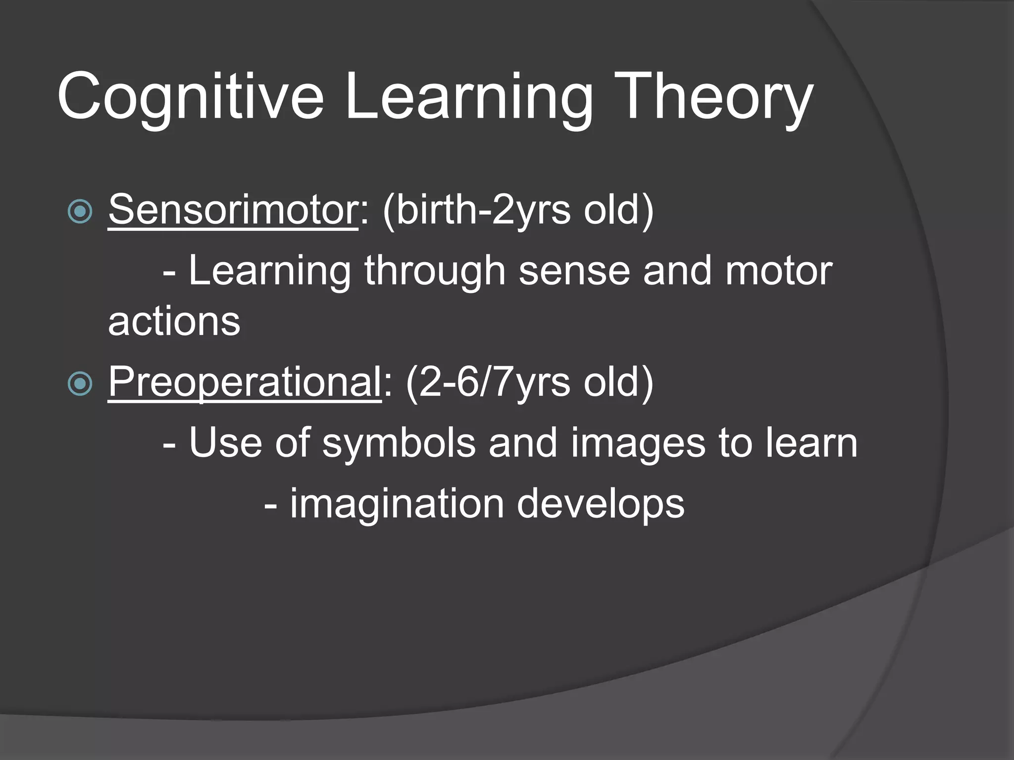 Cognitive learning theory | PPT