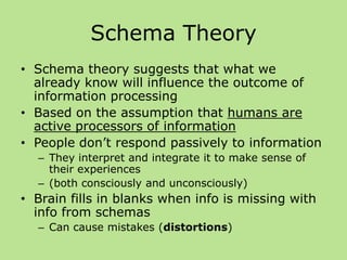 Cognitive Level of Analysis: Cognitive Processes | PPTX