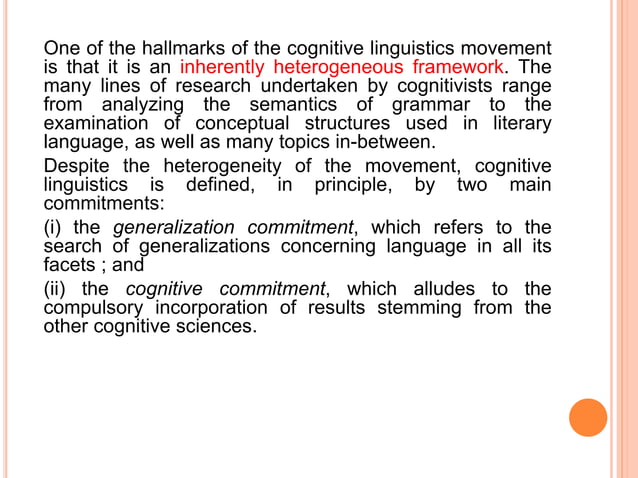Cognitive linguistics | PPTX