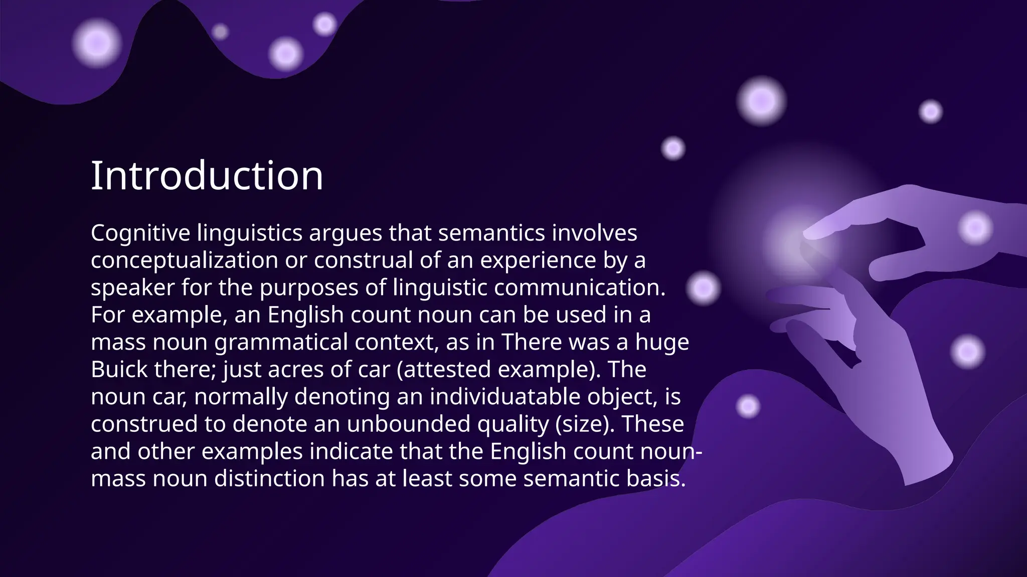 cognitive linguistics done by yulchiyeva | PPT