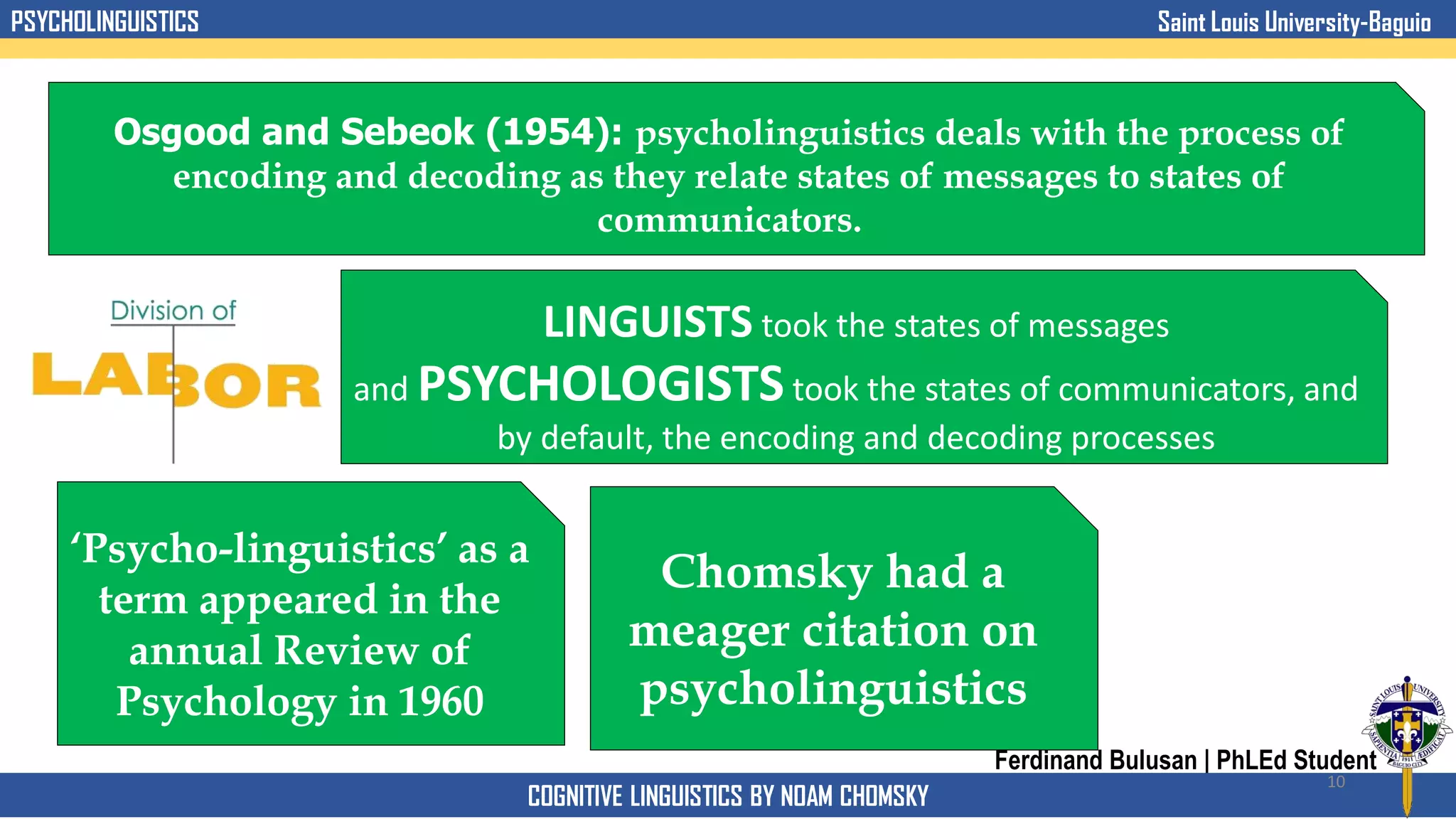 Lecture Note on Cognitive Linguistics | PDF
