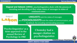 Lecture Note on Cognitive Linguistics | PDF