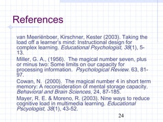 Cognitive load theory | PPT