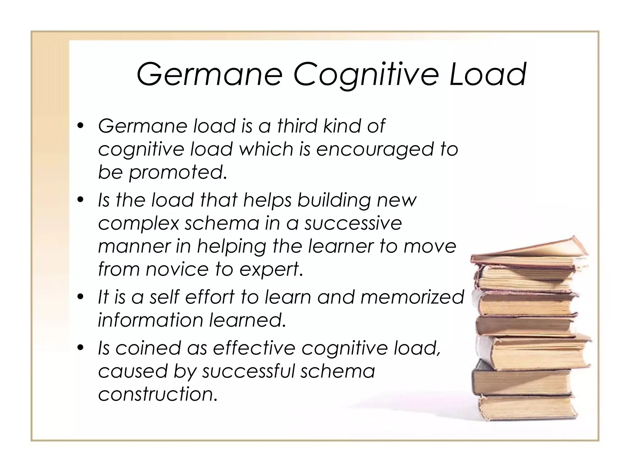 Cognitive Load Theory | PPT