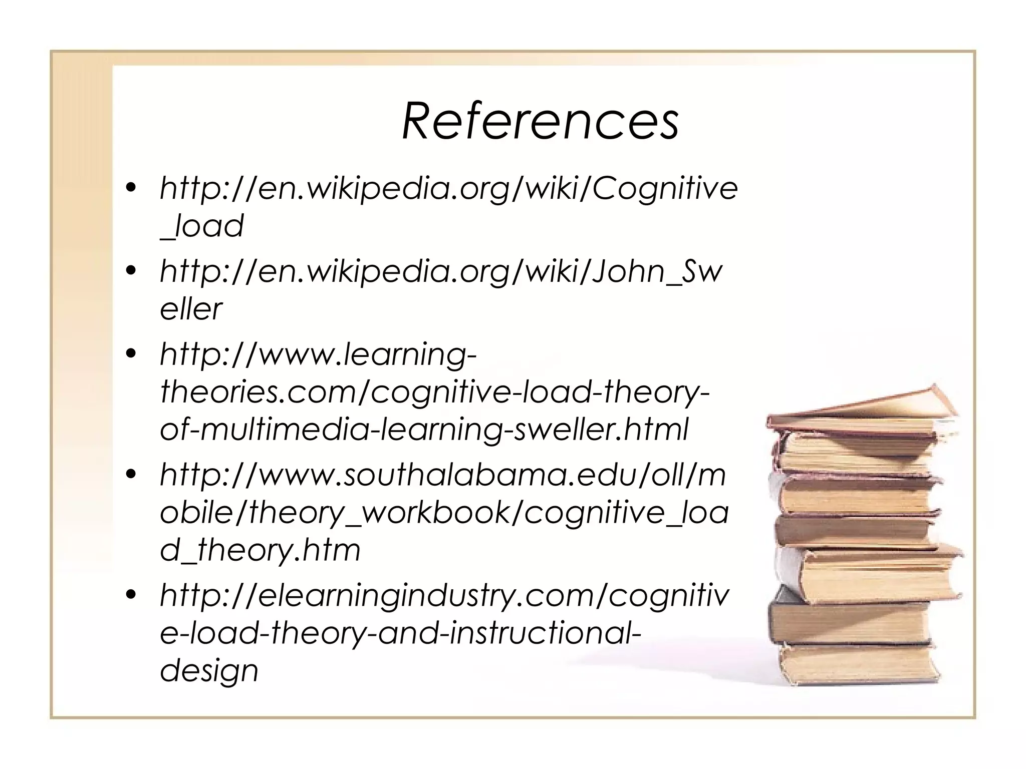 Cognitive Load Theory | PPT