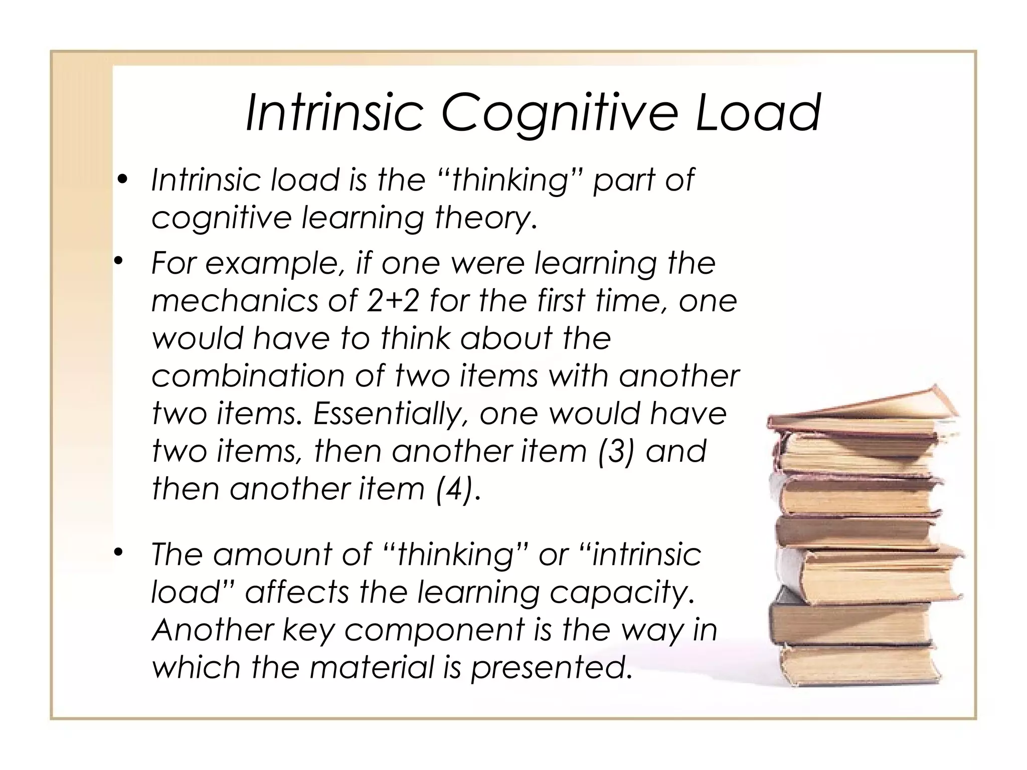 Cognitive Load Theory | PPT