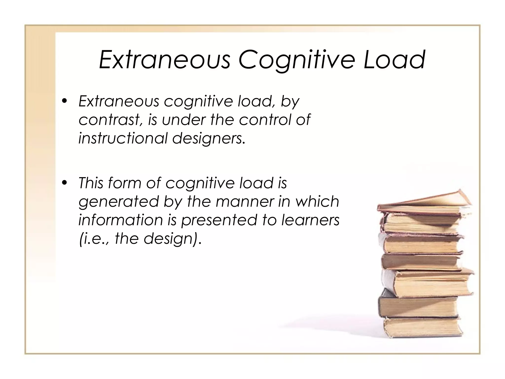 Cognitive Load Theory | PPT