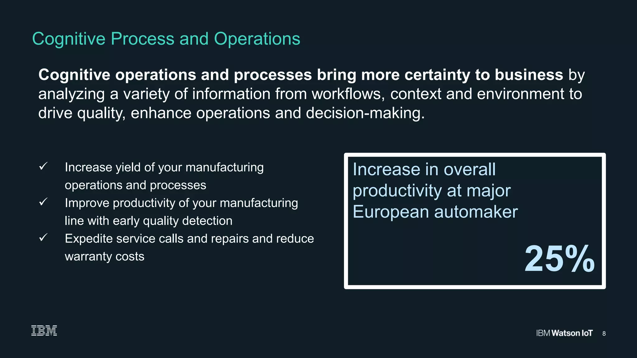 Journey to Industry 4.0 and beyond with Cognitive Manufacturing | PPTX