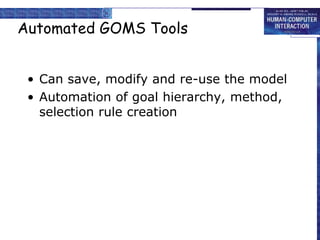 human computer Interaction cognitive models.ppt