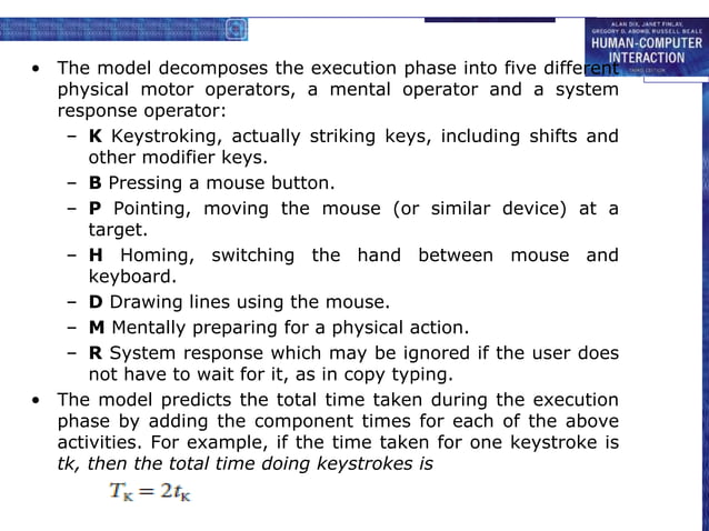 human computer Interaction cognitive models.ppt