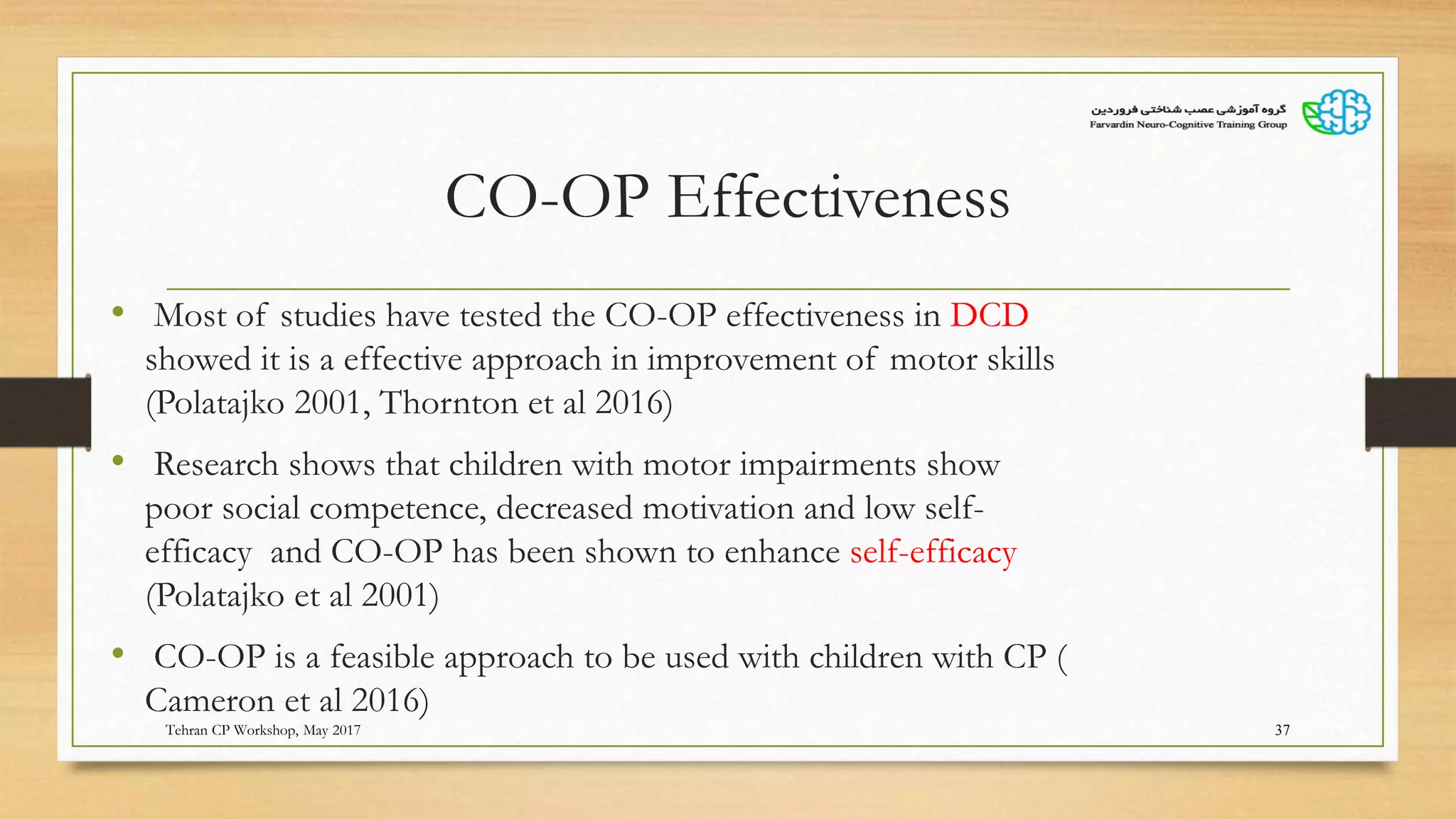 Cognitive orientation to daily occupational performance | PPSX