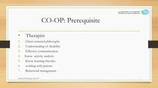 Cognitive orientation to daily occupational performance | PPSX