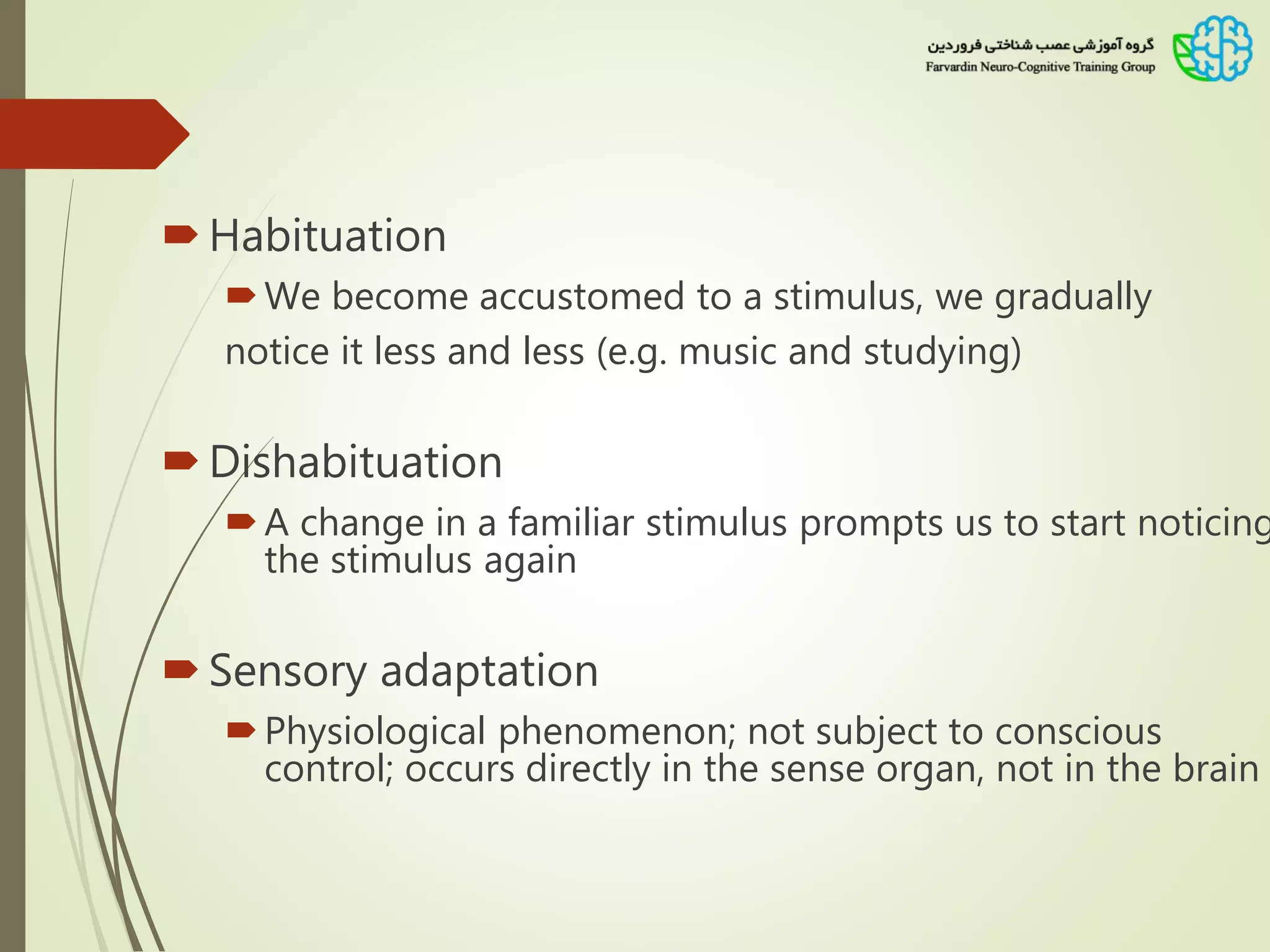 Cognitive psychology of attention and consciousness | PPSX