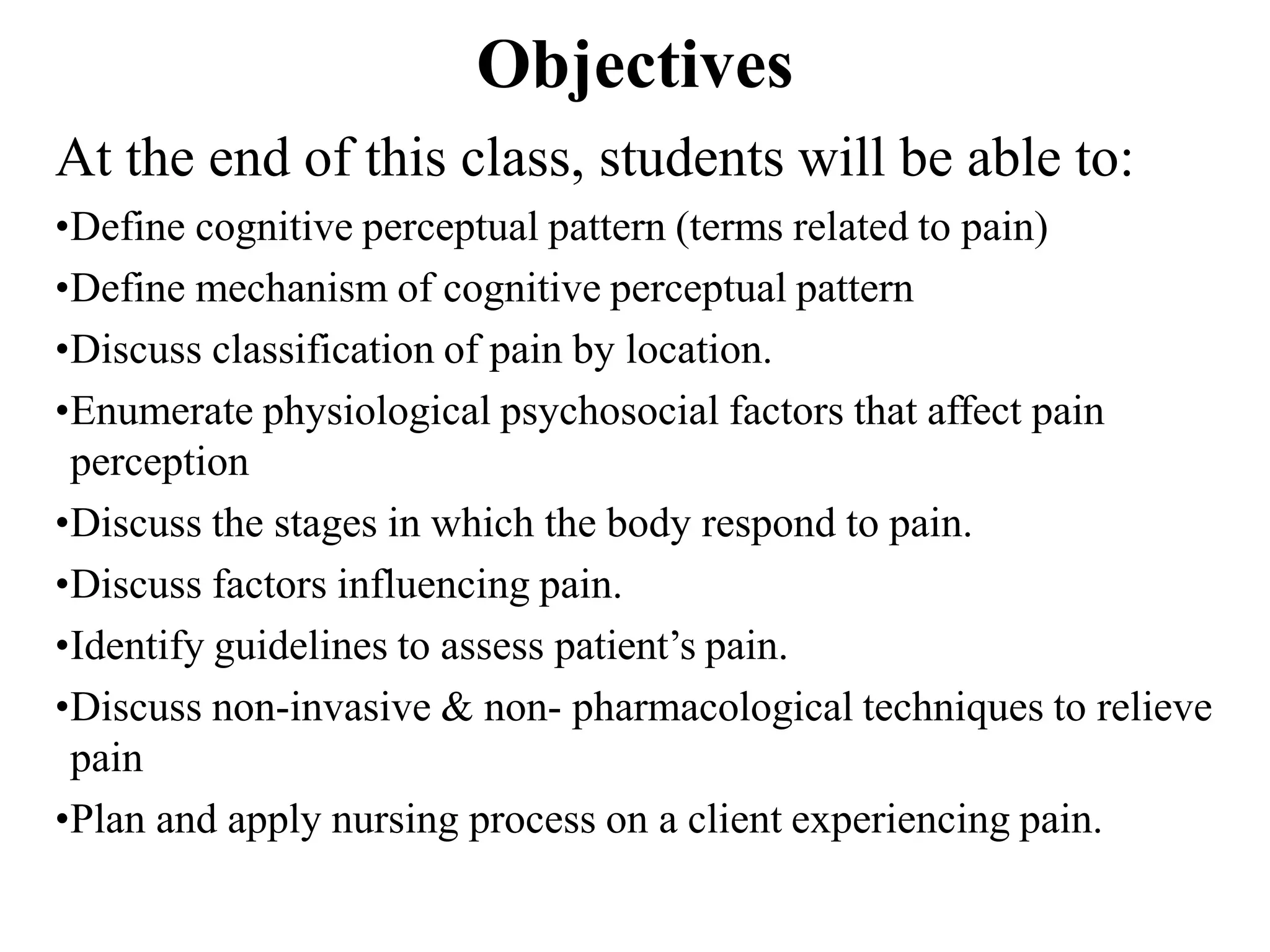 Cognitive perception Pattern | PPT