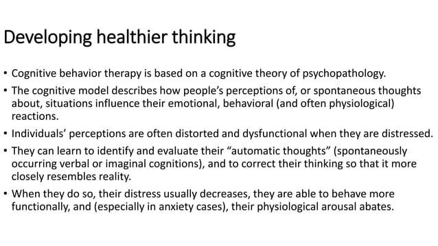 Cognitive perspective in psychology | PPTX