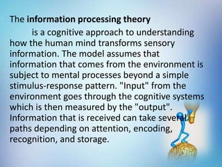 Cognitive perspective report | PPTX