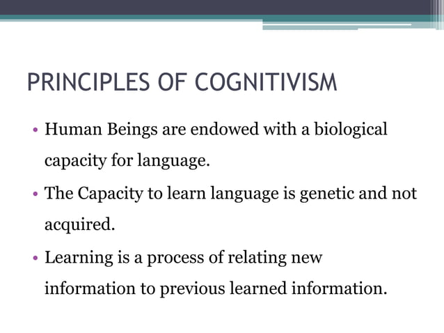 Cognitive perspectives | PPT