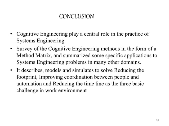 Cognitive Engineering | PPTX