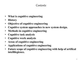 Cognitive Engineering | PPTX