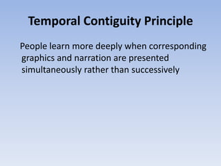 Cognitive principles of instruction (edet 722) ctml | PPTX