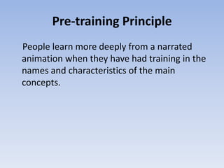 Cognitive principles of instruction (edet 722) ctml | PPTX