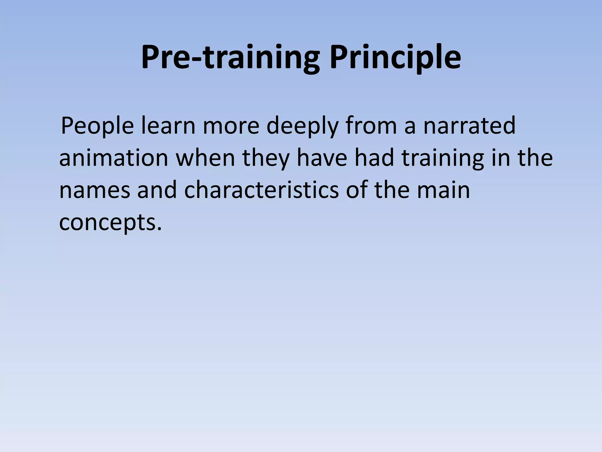 Cognitive principles of instruction (edet 722) jvc | PPTX