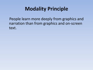 Cognitive principles of instruction (edet 722) jvc | PPTX | Home ...