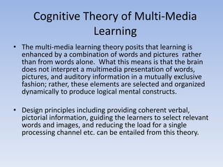 Cognitive principles of instruction (edet 722) jvc | PPTX | Home ...