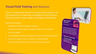 Cognitive problems after stroke / RehaCom | PPTX | Eye and Vision ...