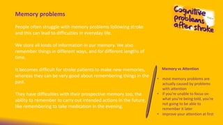 Cognitive problems after stroke / RehaCom | PPTX | Eye and Vision ...