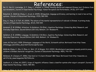 Cognitive processing in non alphabetic languages | PDF